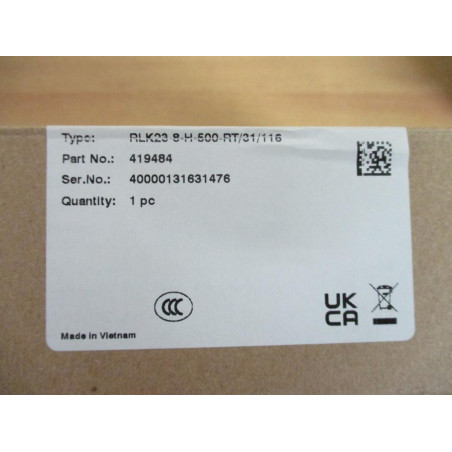 Pepperl + Fuchs RLK23-8-H-500-RT31116 Background Suppression Sensor 419484