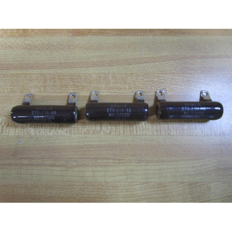 Ohmite 270-25K-40 Resistor 27025K40 25 Watts 50 Ohms (Pack of 3) - New ...