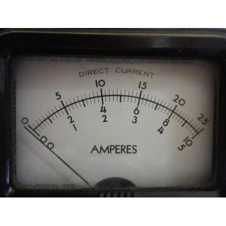 Simpson 375 Portable DC Ammeter - Used