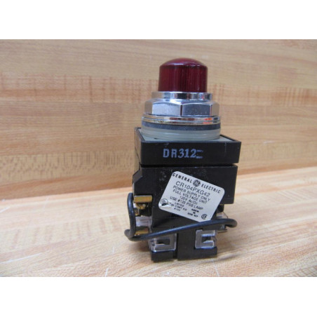 General Electric CR104PLT22R Push To Test Switch GE WContact Blocks