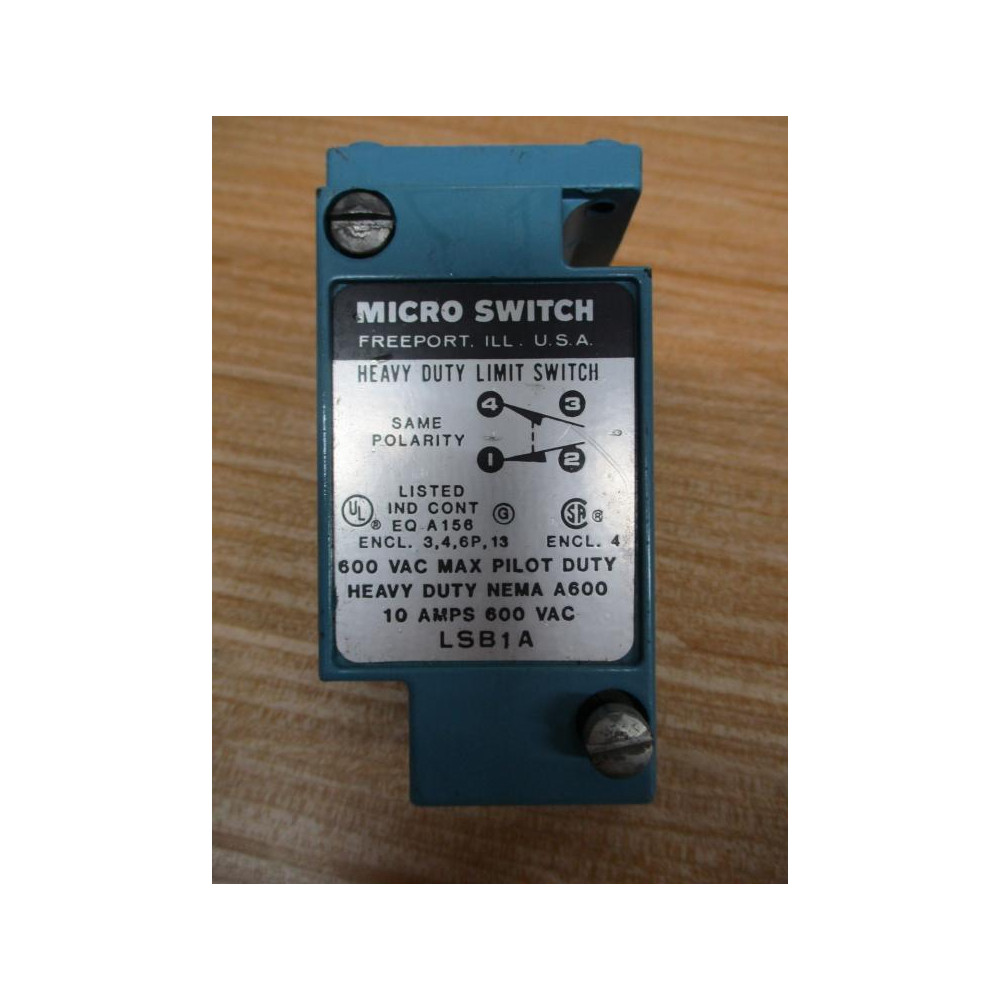 Micro Switch LSB1A Limit Switch Body Only - Used