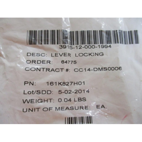 161K827H01 Locking Lever (Pack of 5)