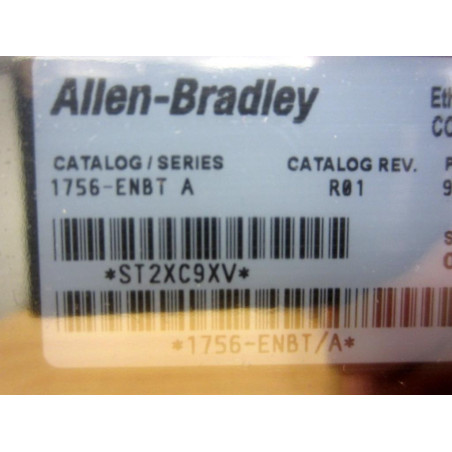 Allen Bradley 1756-ENBT Module 1756ENBT Ser.A Rev.R01 PN 96490473 A01 ...