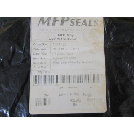 Miller Fluid Power M-90-ES009-600 MFP Tube End Seal M90ES009600 (Pack of 7)