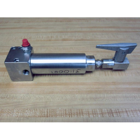 Nordson 338182A S.S. Ball Valve Drain Fluid Filter - New No Box