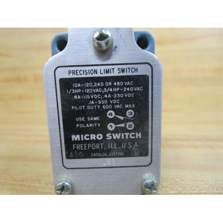 Micro Switch 1LS3 Precision Limit Switch Body Only - New No Box