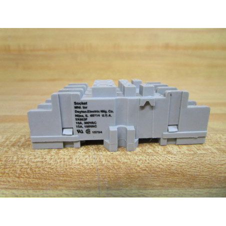 Dayton Electric 5X853F Relay Socket - New No Box