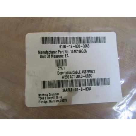 Turck 164K188G06 Devicenet Cable Assembly W230