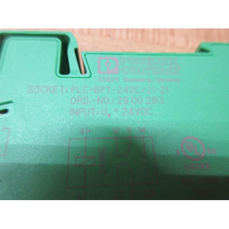Phoenix Contact PLC-BPT-24DC21-21 Relay Base 2900283 W2961192 - New No Box