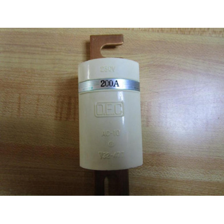 DEC DK-200 200A Fuse AC-10 Tested - New No Box