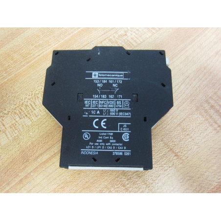 Telemecanique LA8-DN11 Schneider Contact LA8DN11 023648 Black (Pack of ...