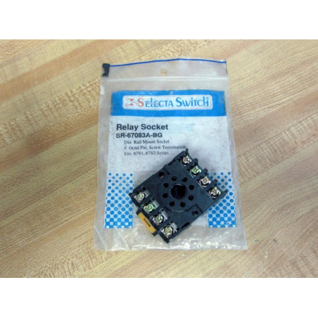 Selecta Switch SR-67083A-BG Relay Socket DS-8 (Pack of 3)