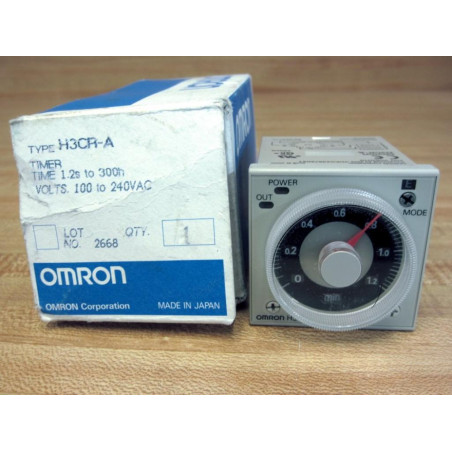 Omron H3CR-A Timer H3CRA 1.2S to 300H
