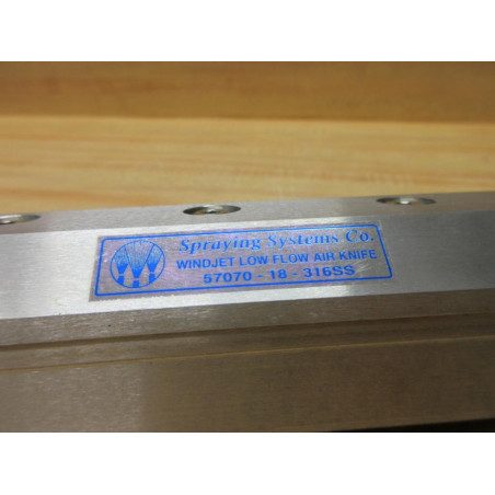 Spraying Systems 57070-18-316SS Windjet Low Flow Air Knife
