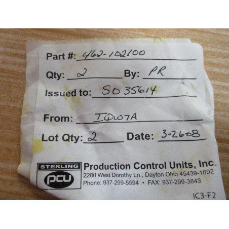 Production Control Units 462-02100 PCU Quick Connect Coupler 46202100 ...