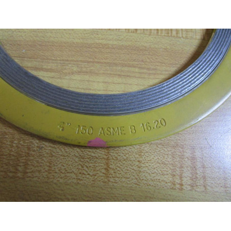 Garlock 4"-150-ASME-B-16.20 Spiral Wound Gasket 304VC - New No Box