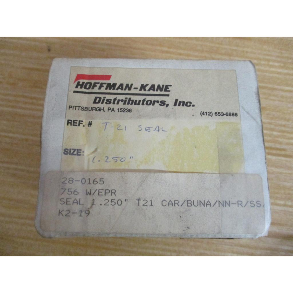 Hoffman-Kane 28-0165 T-21 Seal 756 WEPT