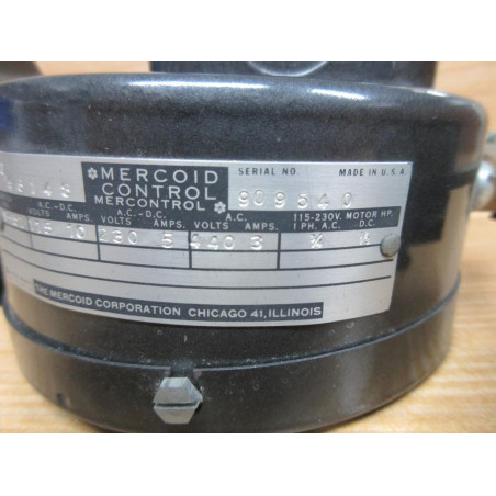 Mercoid Control 40 6148 Liquid Level Control Switch - New No Box