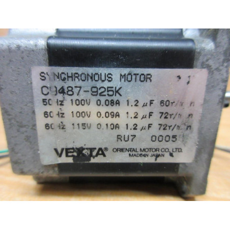 Oriental Motor C9487-925K Vexta Synchronous Motor C9487925K - Used