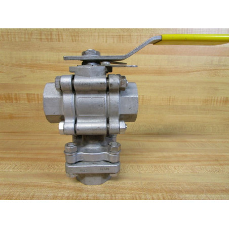 Sharpe Valves CF8M 1" Ball Valve WMount - New No Box