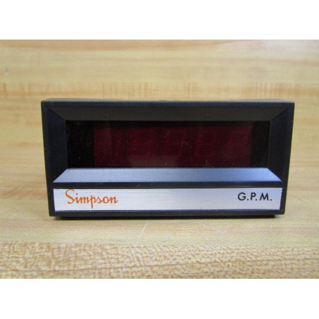 Simpson Electric Company 24800 Digital Panel Instrument 2840