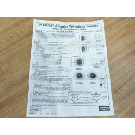 Hubbell ATD2000C Ceiling Sensor