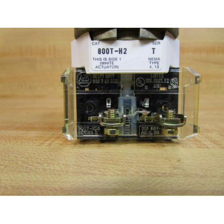 Allen Bradley 800T-H2 Selector Switch 800TH2 Series T W800T-XD3 - New ...