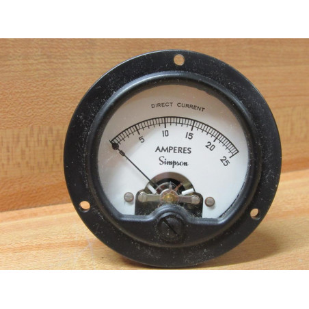Simpson 01530 Panel Meter Modified & Calibrated - Refurbished