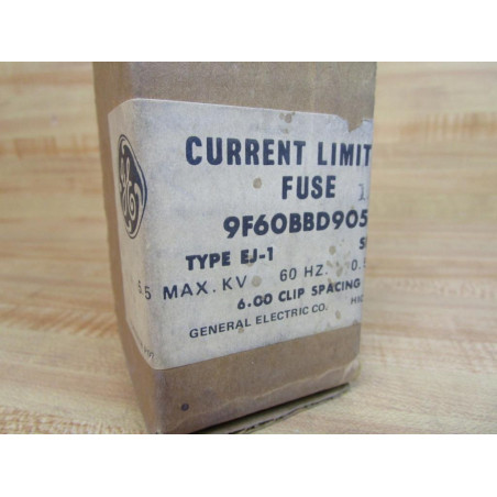 General Electric 9F60BBD905 GE Current Limiting Fuse GEK-39196