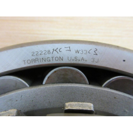 Torrington 22228KC W33 Spherical Roller Bearing W Adapter - New No Box