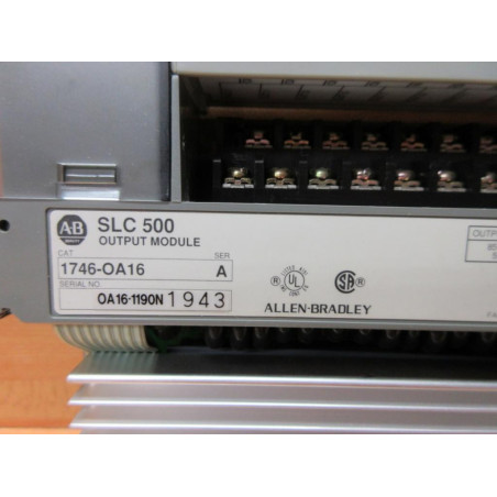 Allen Bradley 1746-OA16 Output Module 1746-0A16 Series A - Used