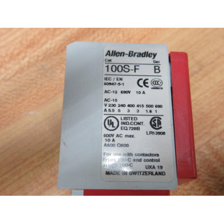 Allen Bradley 100S-FA22 Auxiliary Contact 100S-F - New No Box