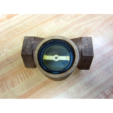 1" Bronze, Double Window Sight Flow Indicator