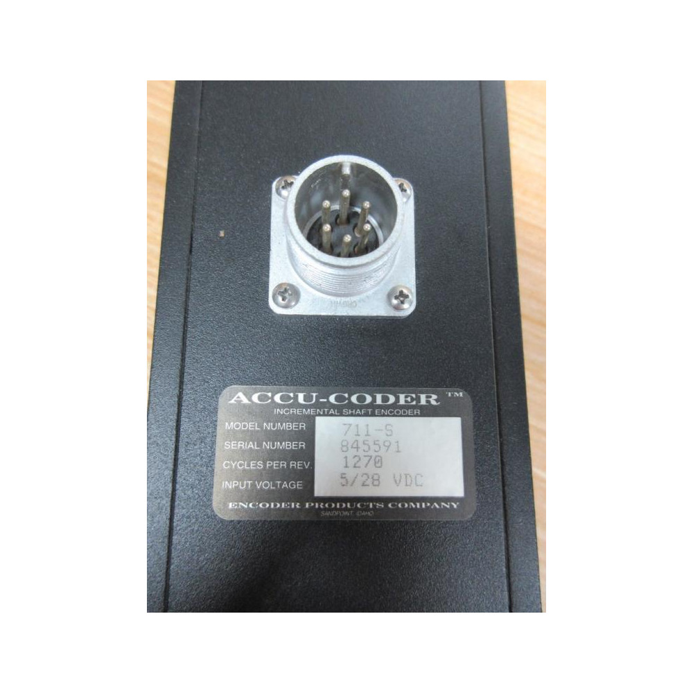 Accu-Coder 711-S Incremental Shaft Encoder 711S - New No Box
