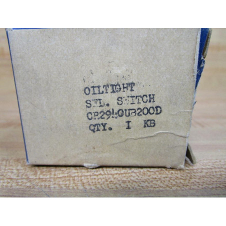 General Electric CR2940UB200D GE Selector Switch