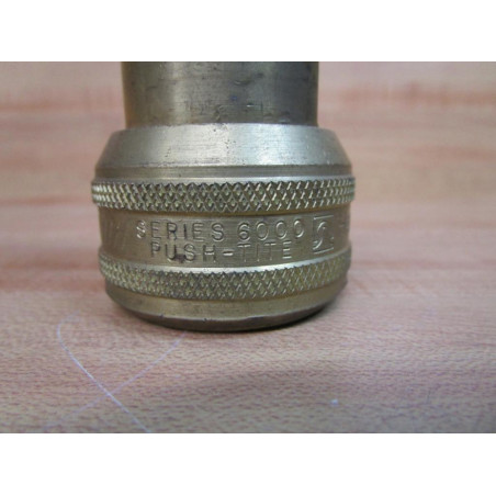 Hansen Coupling 6000 Push-Tite Brass Coupling - New No Box