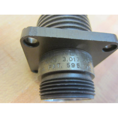 Pyle Line Neptune Series Square Flange ReceptacleBarrel Shell