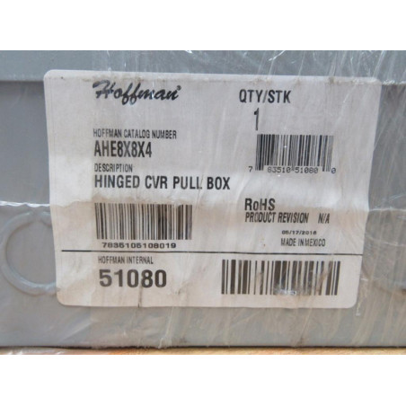 Hoffman AHE8X8X4 Hinged CVR Pull Box 51080