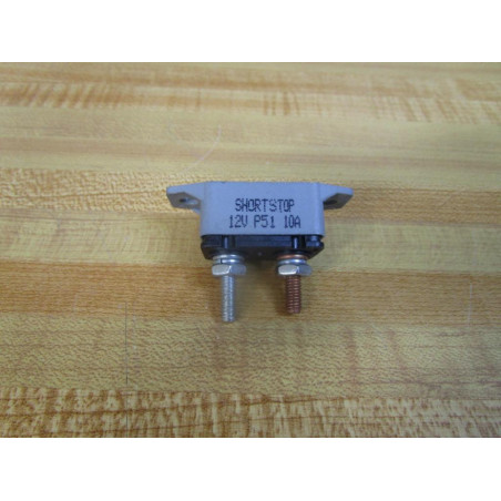 Bussmann Shortstop 10A Circuit Breaker 12V 10A (Pack of 2) - New No Box