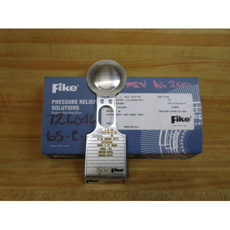 Fike 1072L046 1.5" Rupture Disc POLY-SD BT DH