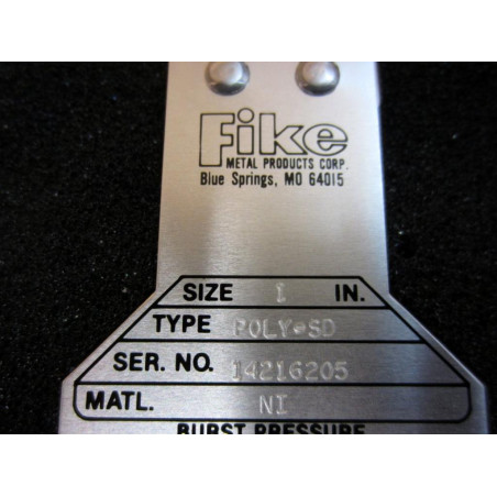 Fike POLY-SD 1" Rupture Disc POLYSD
