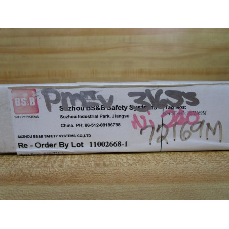 BS&B Safety Systems 11002668-1 1.5" Rupture Disc JRS