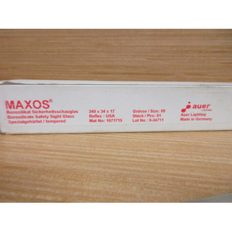 Maxos 1071715 Auer Safety Sight Glass 9-34711