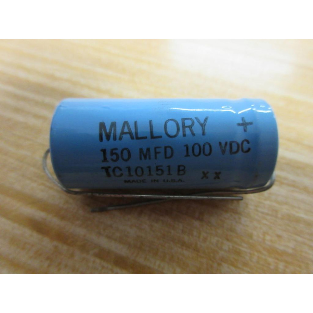 Mallory TC10151B Cornell Dubilier Capacitor 150 MFD 100VDC - New No Box