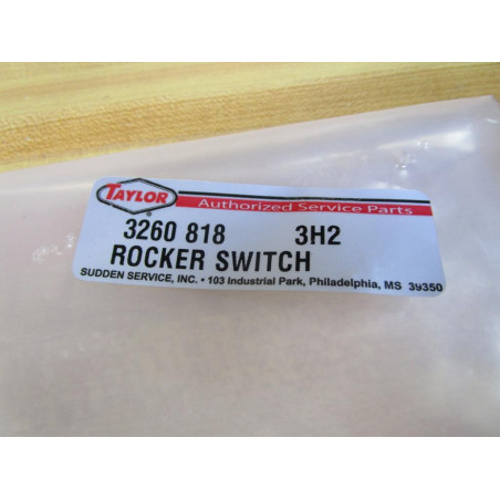 Taylor 3260-818 Rocker Switch 3H2