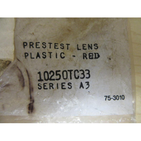 Cutler Hammer 10250-TC33 Eaton Pretest Lens 10250TC33 Plastic