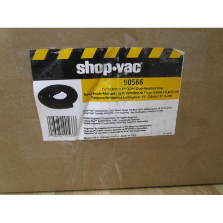 Shop Vac 905-66 Crushproof Hose 90566 WOut Extra Fitting