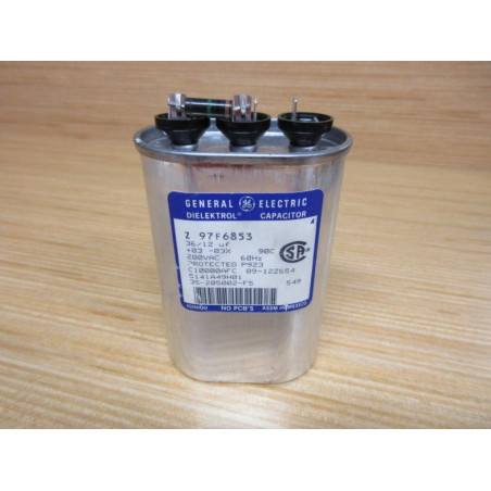 General Electric Z 97F6853 GE Dielektrol Capacitor 32-205002-F5 - Used