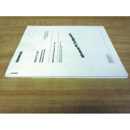 Siemens C79000-N8974-C004-01 PC-Software Installation Instructions ...