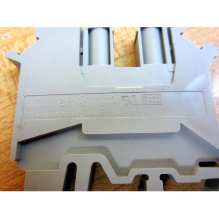 Phoenix Contact UK5-TWIN 1-Level Terminal Block 1923021 (Pack of 12 ...